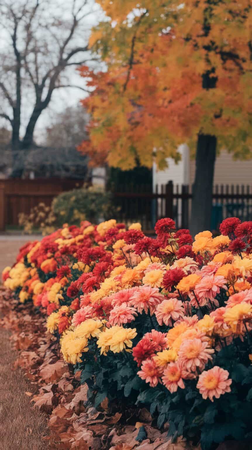 Front Yard Fall Flower Bed Ideas for Big Curb Appeal - Flowers Bouquet ...