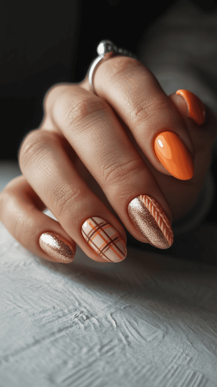 Fall Burnt Orange Nail Designs That Felt Fresh And Moody - Flowers ...