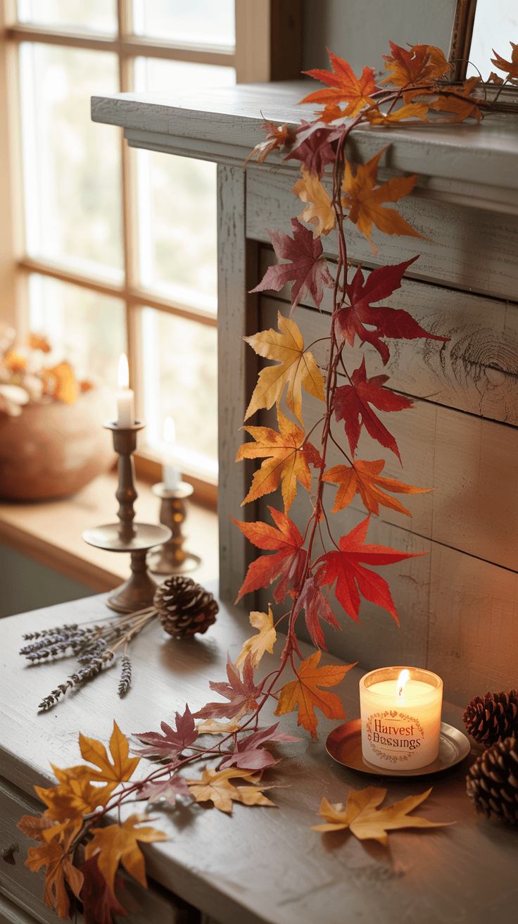 How To Make A DIY Fall Leaf Garland In Under 30 Minutes - Flowers ...
