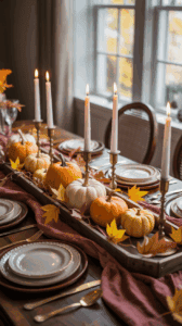 How To Style Fall Dining Room Table Decor Without Stressing - Flowers ...
