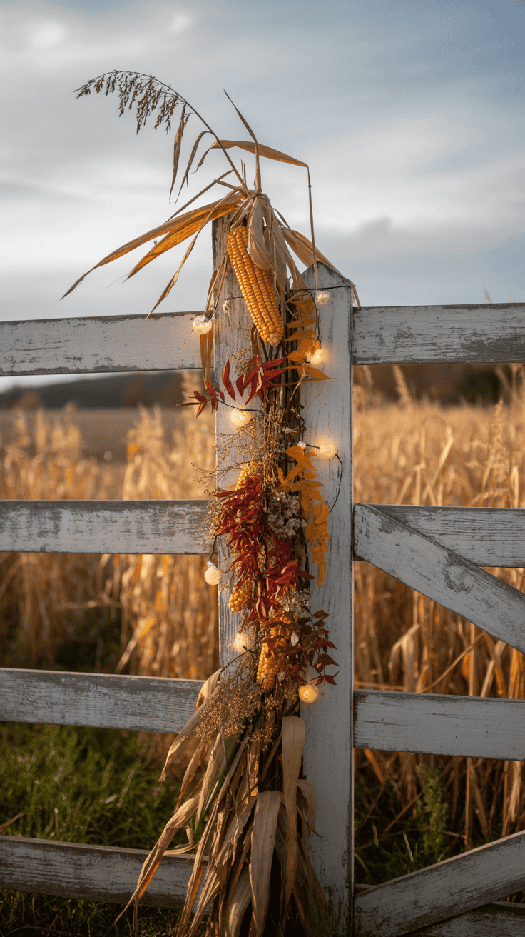 How to Arrange Cornstalk Decorations That Instantly Say Fall - Flowers ...