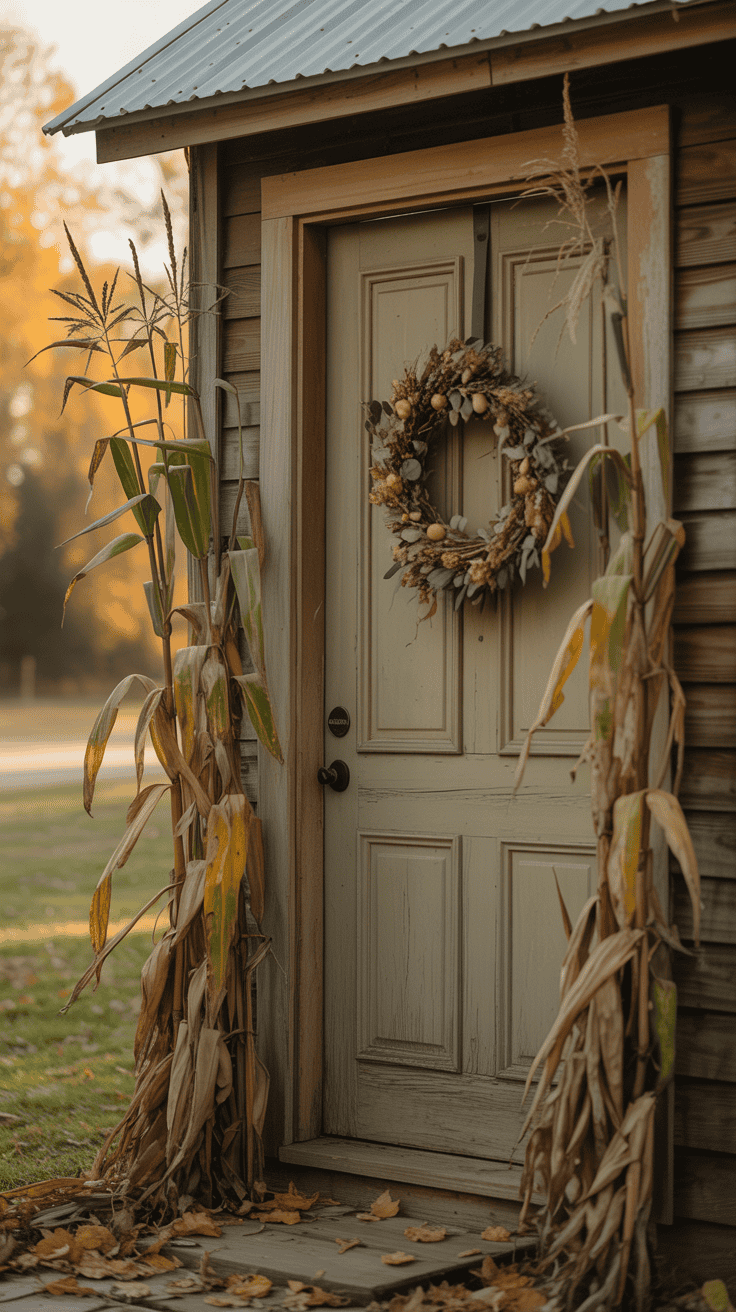How to Arrange Cornstalk Decorations That Instantly Say Fall - Flowers ...