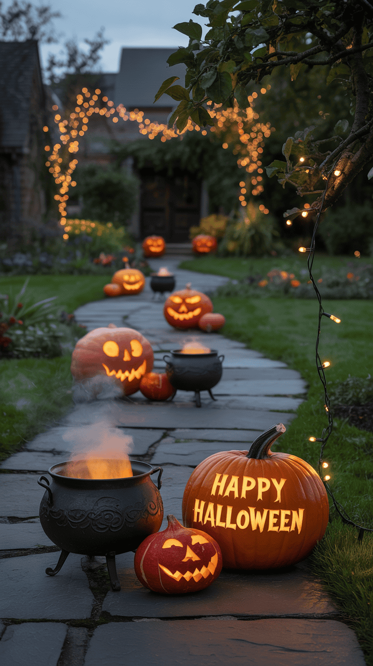 Halloween Front Garden Ideas to Set the Mood - Flowers Bouquet Ideas