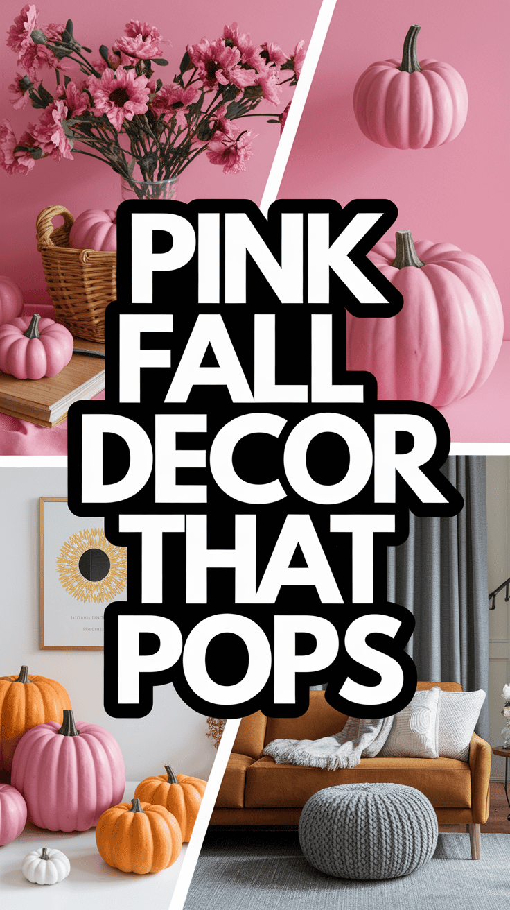 How To Style Pink Fall Decor in Any Room - Flowers Bouquet Ideas