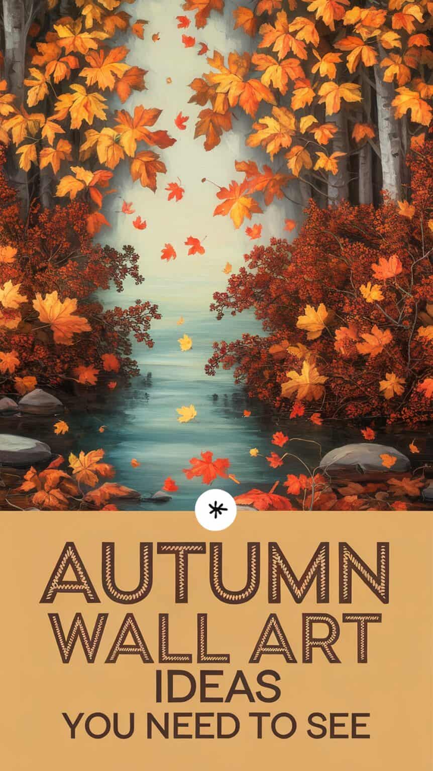 How To Style Autumn Canvas Wall Art in Any Room - Flowers Bouquet Ideas