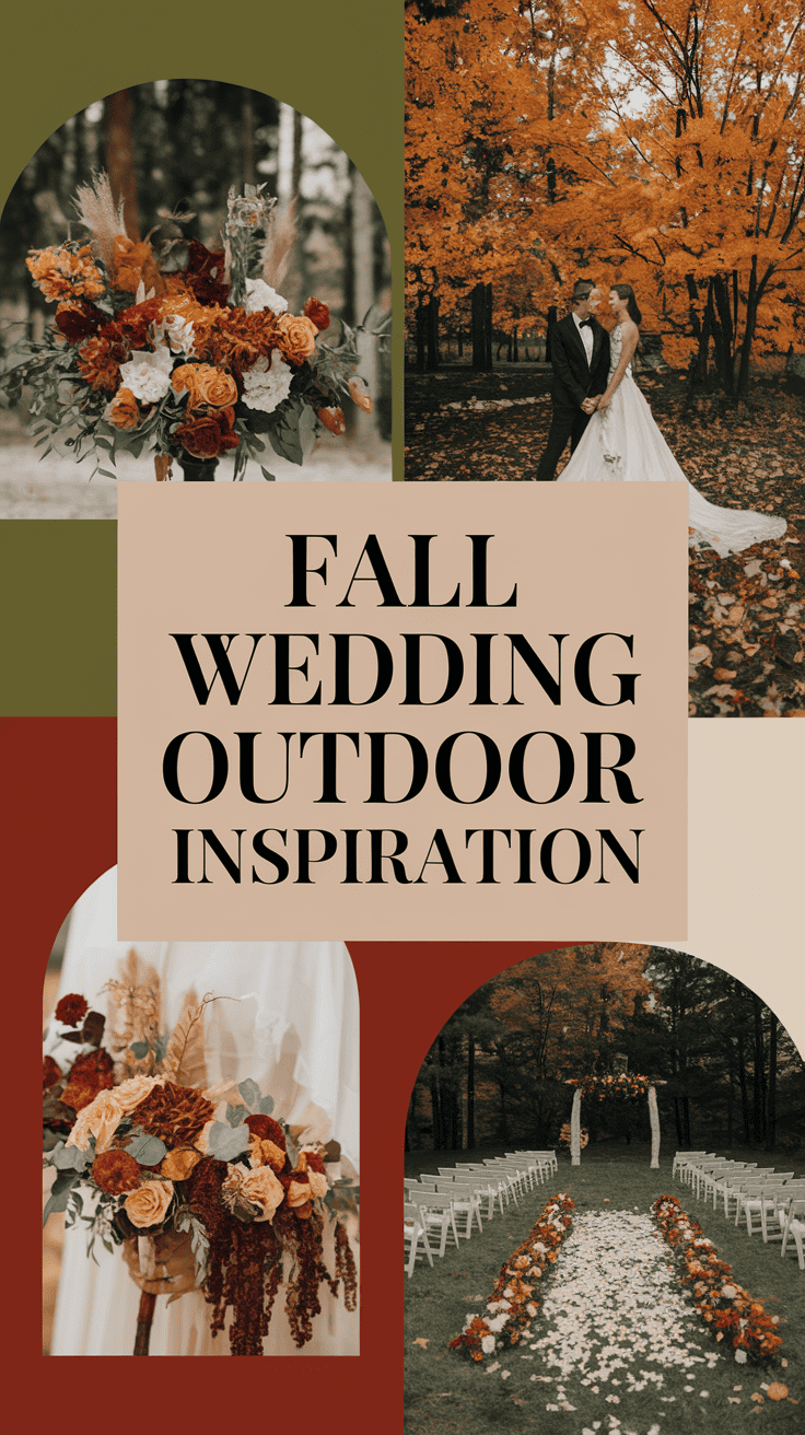 Fall Outdoor Wedding Ideas for a Beautiful Seasonal Ceremony - Flowers ...
