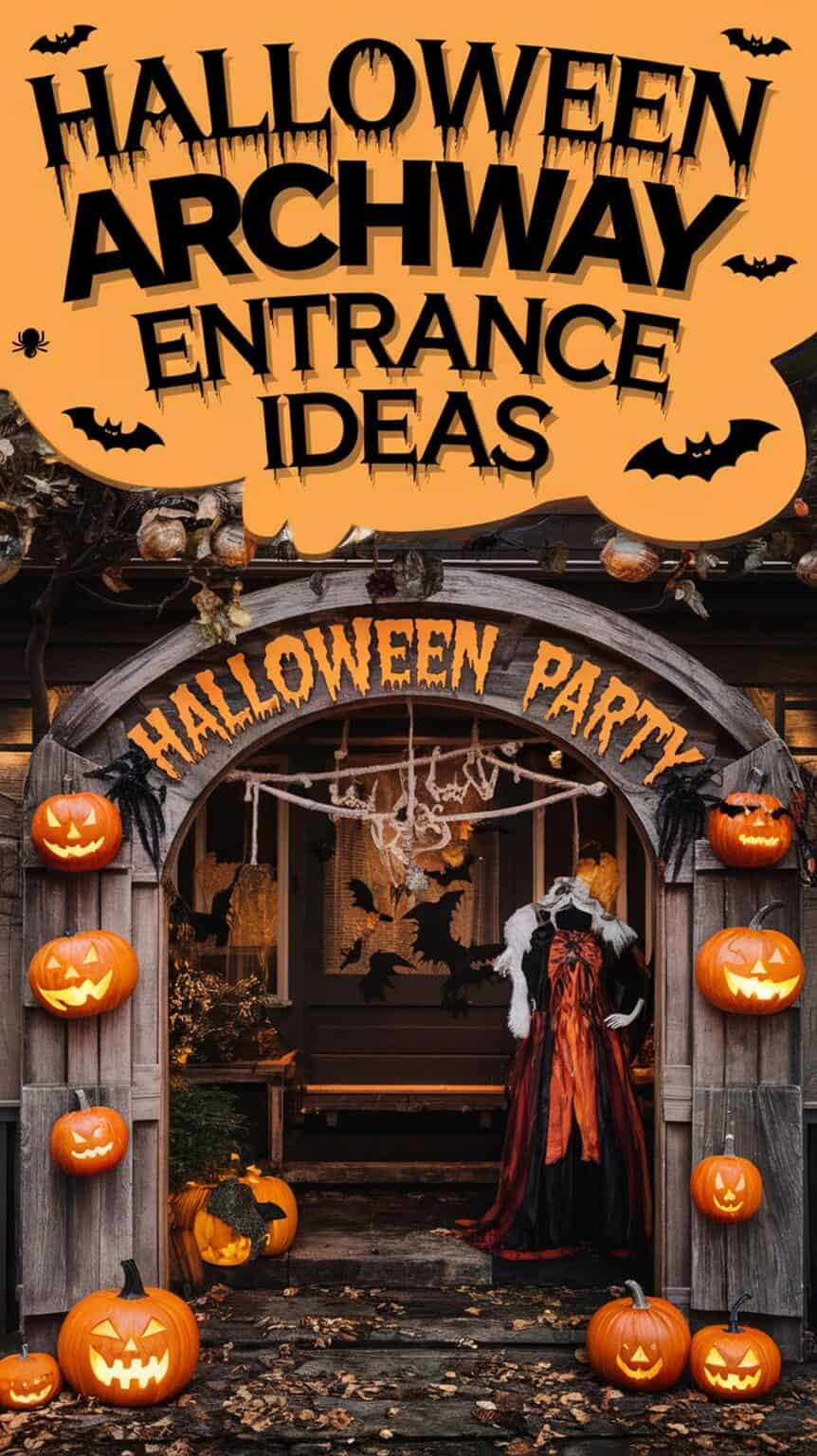 How To Build a DIY Halloween Archway Entrance - Flowers Bouquet Ideas