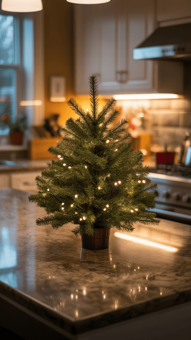 Kitchen Christmas Tree Ideas for a Festive Heart of the Home - Flowers ...