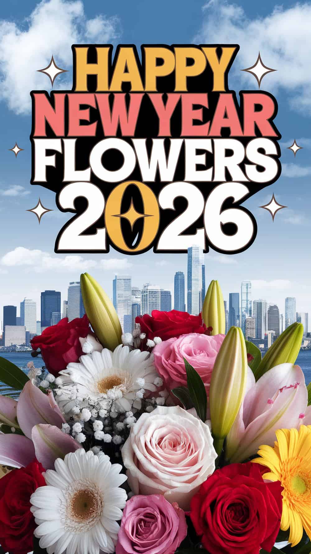 Happy New Year Flowers That Feel Fresh and Cheerful - Flowers Bouquet Ideas