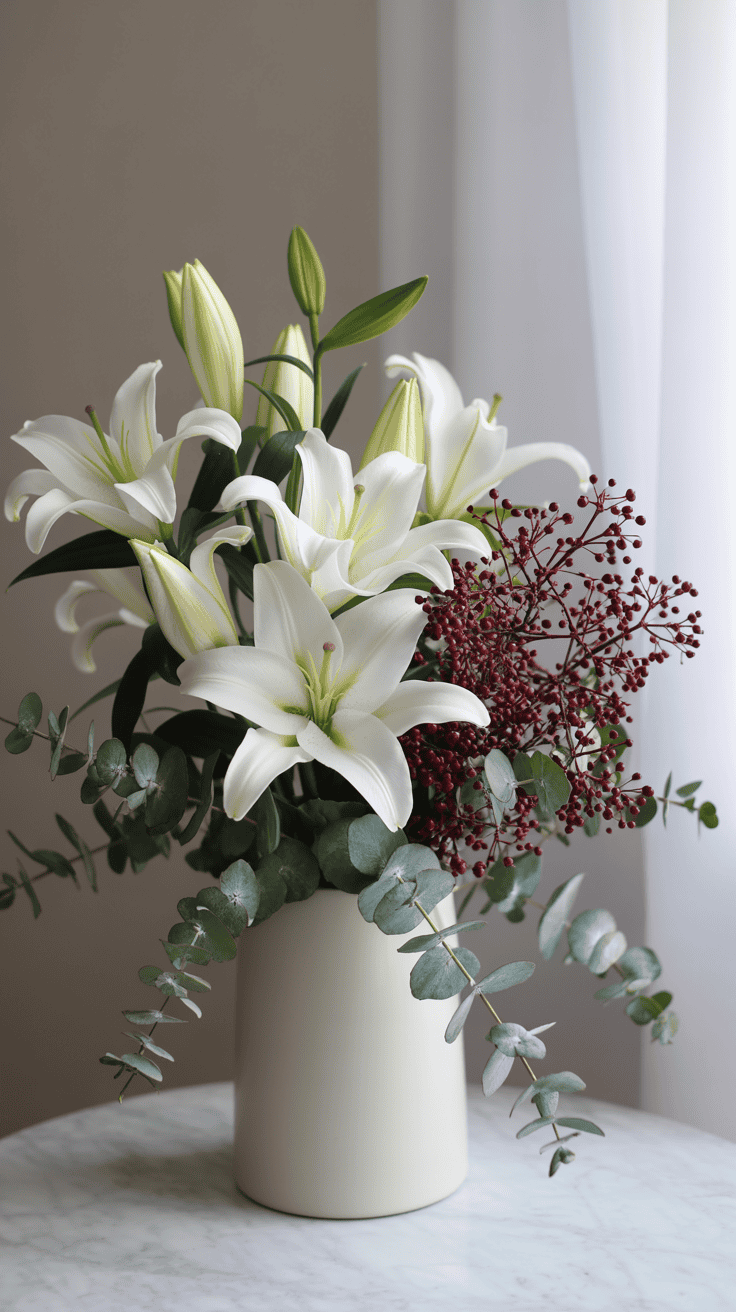 January Flower Arrangements to Freshen Your Space - Flowers Bouquet Ideas