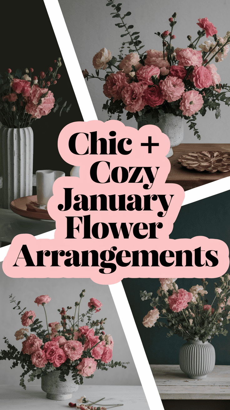 January Flower Arrangements to Freshen Your Space - Flowers Bouquet Ideas