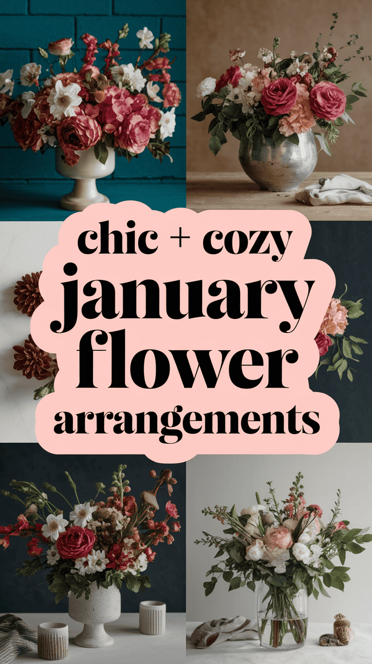 January Flower Arrangements to Freshen Your Space - Flowers Bouquet Ideas