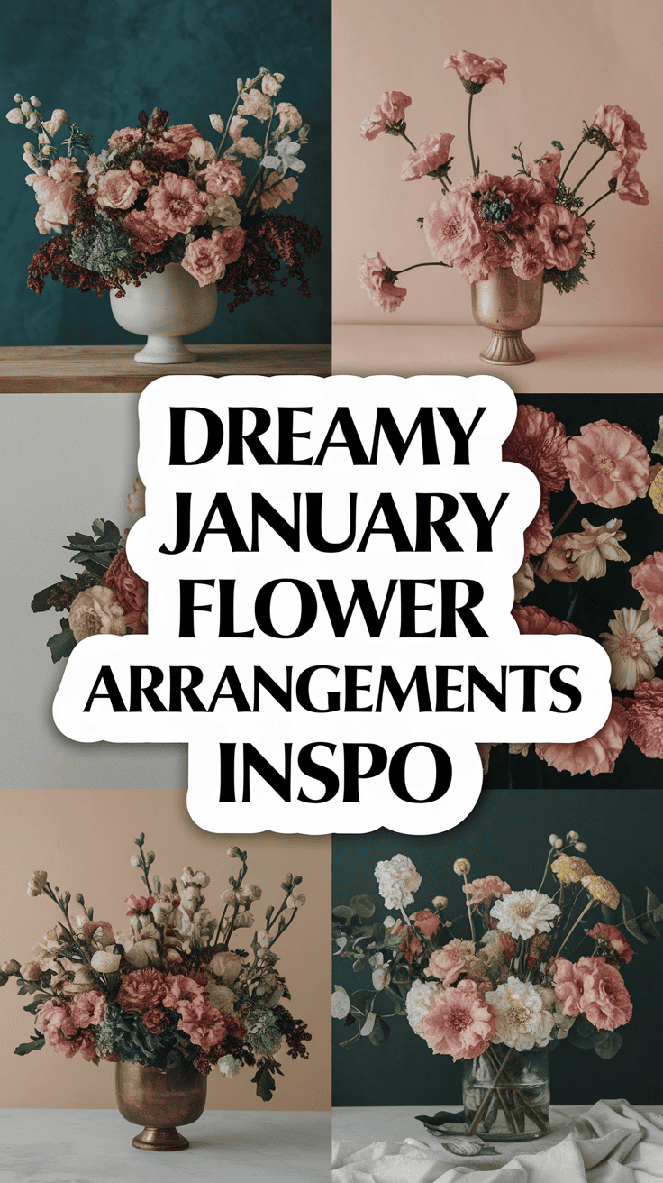 January Flower Arrangements to Freshen Your Space - Flowers Bouquet Ideas