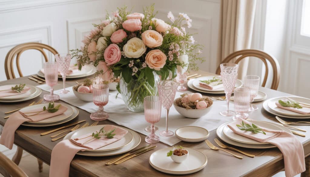 18 Beautiful Spring Table Setting Ideas for Busy Moms - Flowers Bouquet ...