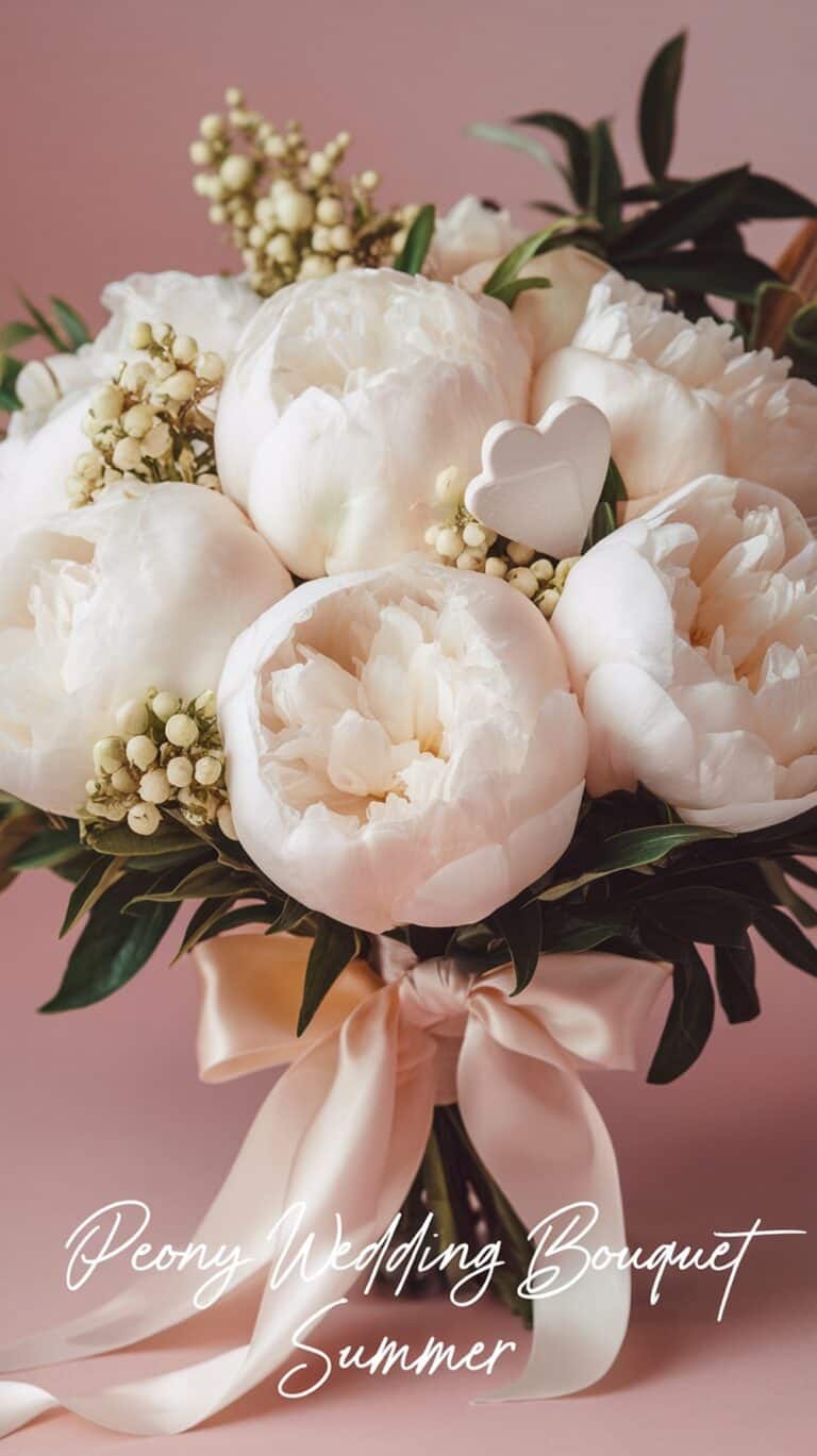 8 Summer Wedding Bouquets Peonies Ideas for Soft Romance - Flowers ...